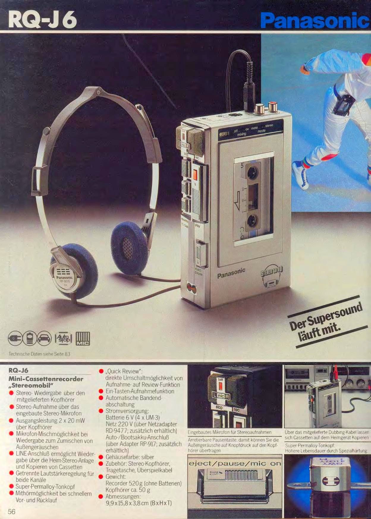 Panasonic RQ-J6 Walkman.land