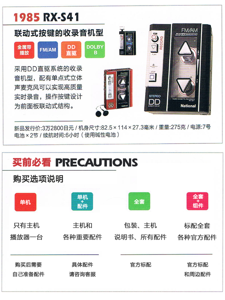 Panasonic RX-S41 Walkman.land