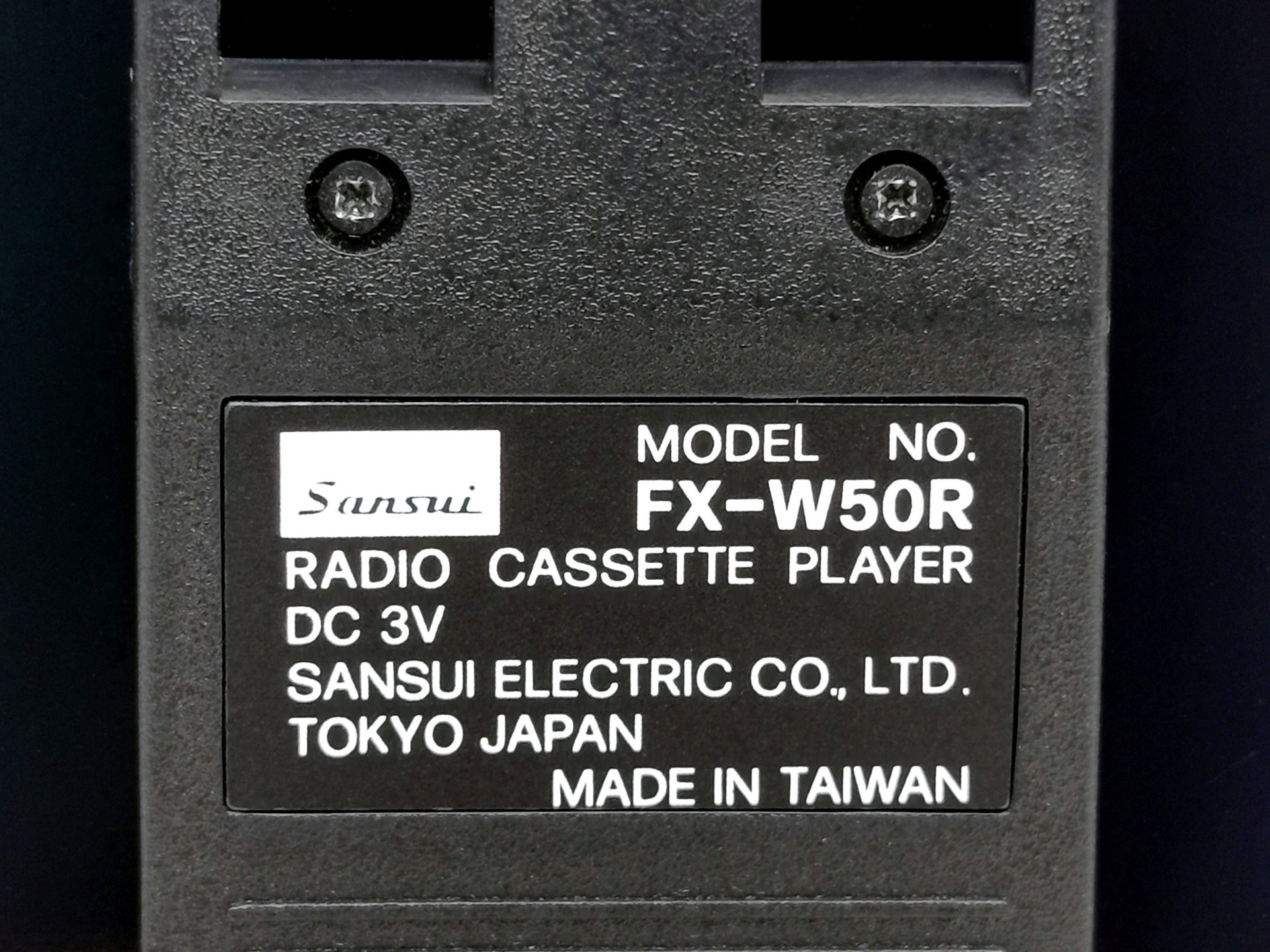 Sansui FX-W50R Walkman.land