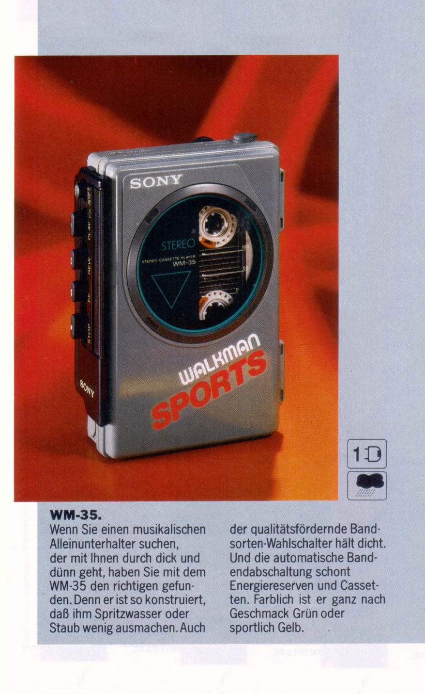 Sony WM-35 Walkman.land