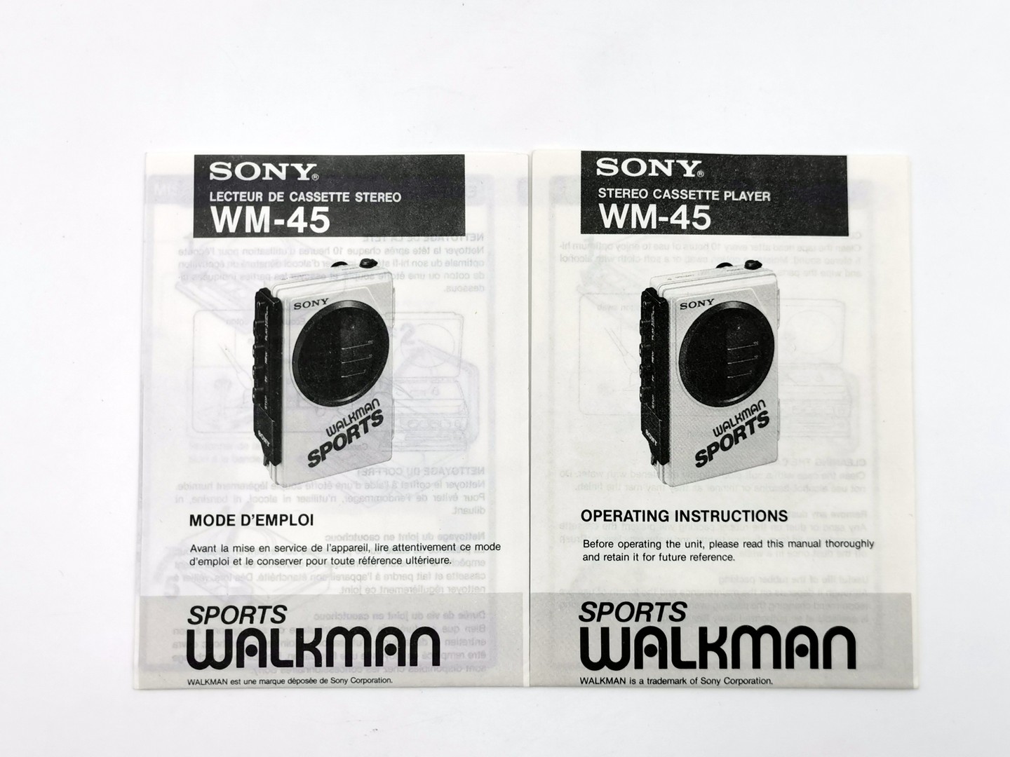 Sony WM-45 Walkman.land